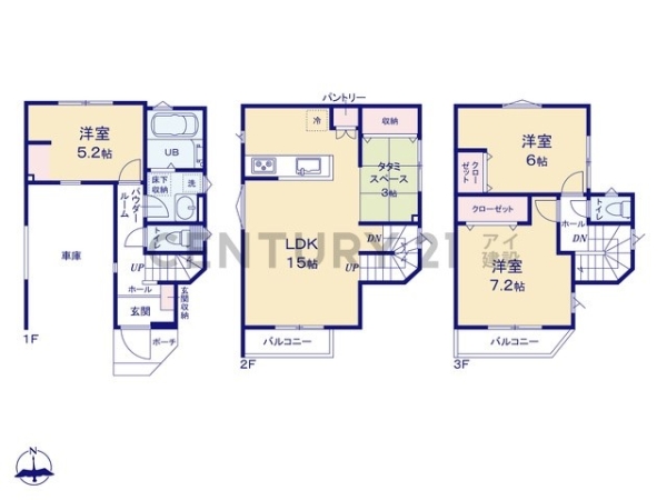 川崎市幸区小向西町2丁目の新築一戸建て[074201-153034]【センチュリー21】